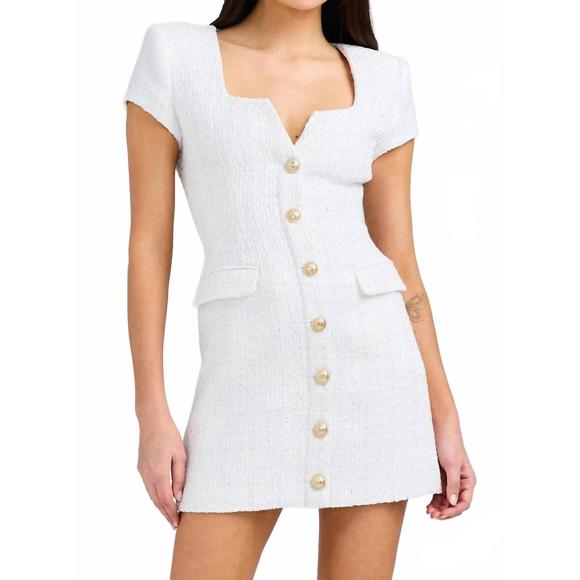 Generation Love | Dresses | New Generation Love Brunella Tweed Mini ...